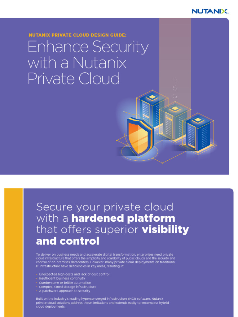Ds Design Guide Security With Nutanix Private Cloud | PDF | Cloud Computing | Security