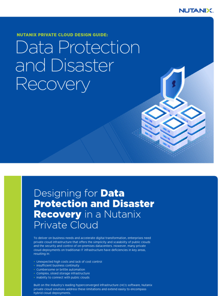 Ds Private Cloud Data Protection and Disaster Recovery Design Guide | PDF | Cloud Computing | Backup