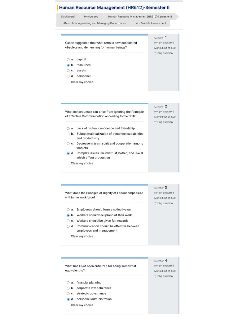 HRM 4th Module 30 Marks - PDF | PDF