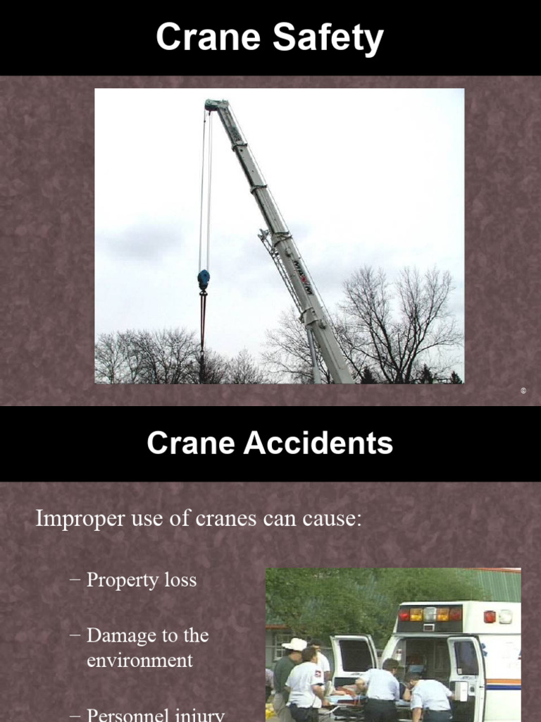 Crane Safety | PDF | Crane (Machine)