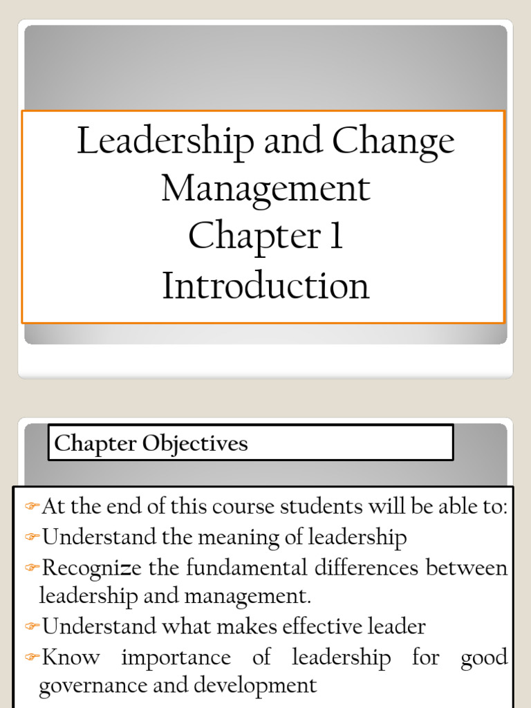 LCM All Chapters | PDF | Leadership | Transformational Leadership