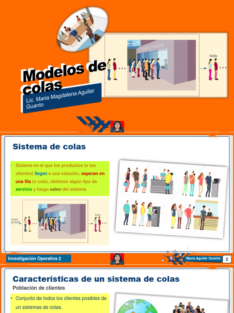 Modelo de Colas 1ra Parte Ico | PDF | Teoría de probabilidad | Matemáticas Aplicadas