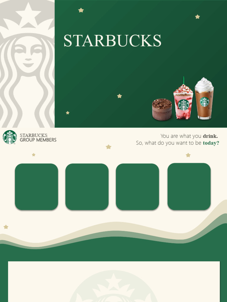 Starbucks PowerPoint Template (Free Version) | PDF