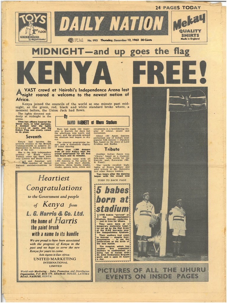 Daily Nation 1963 | PDF