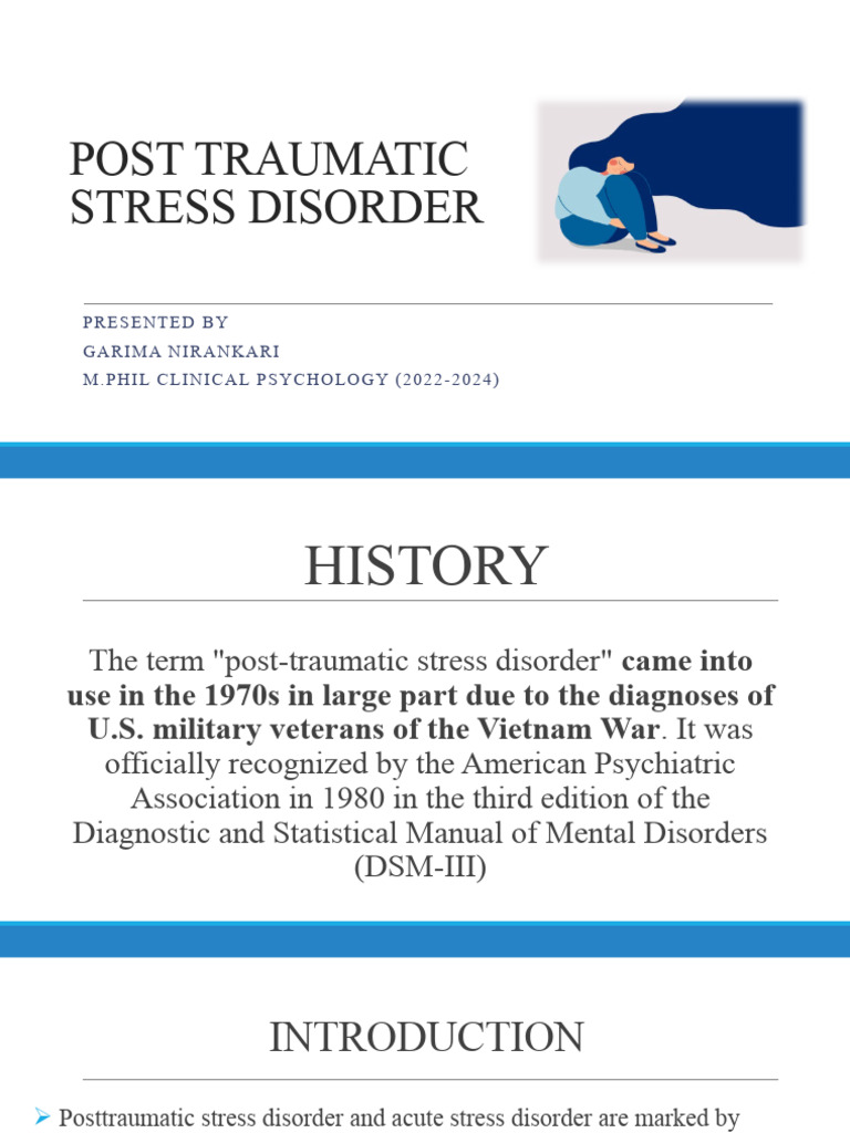 Post Traumatic Stress Disorder | PDF | Psychological Trauma | Mental ...