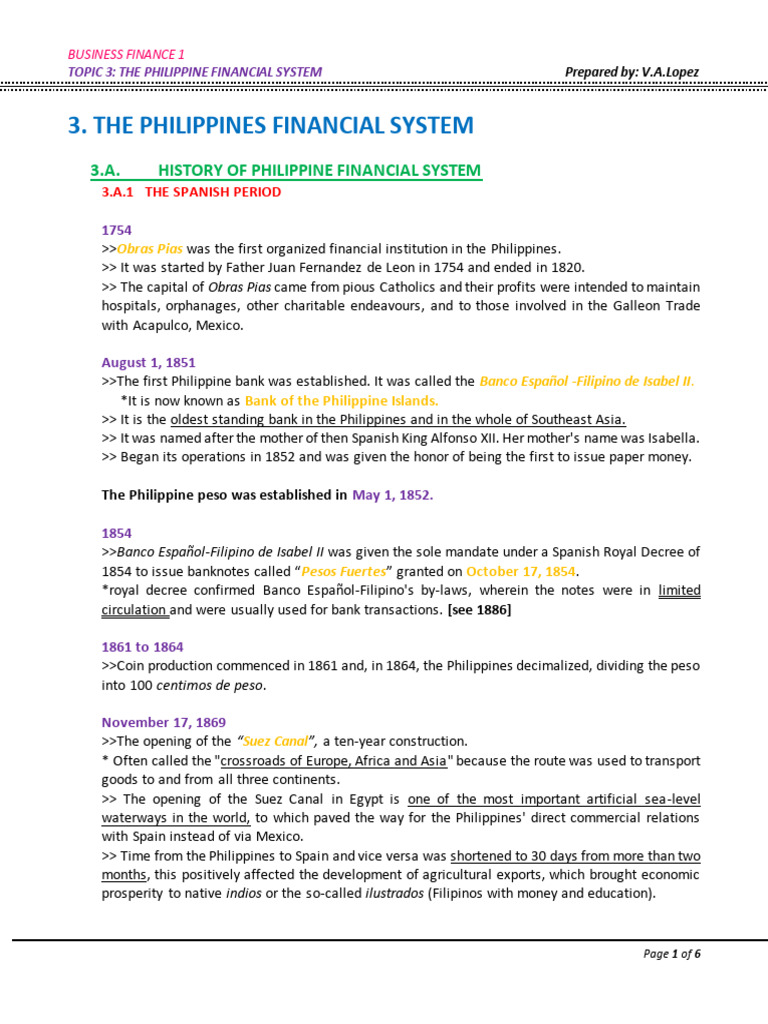 Topic 3 - The Philippine Financial System | PDF | Banks | Banking