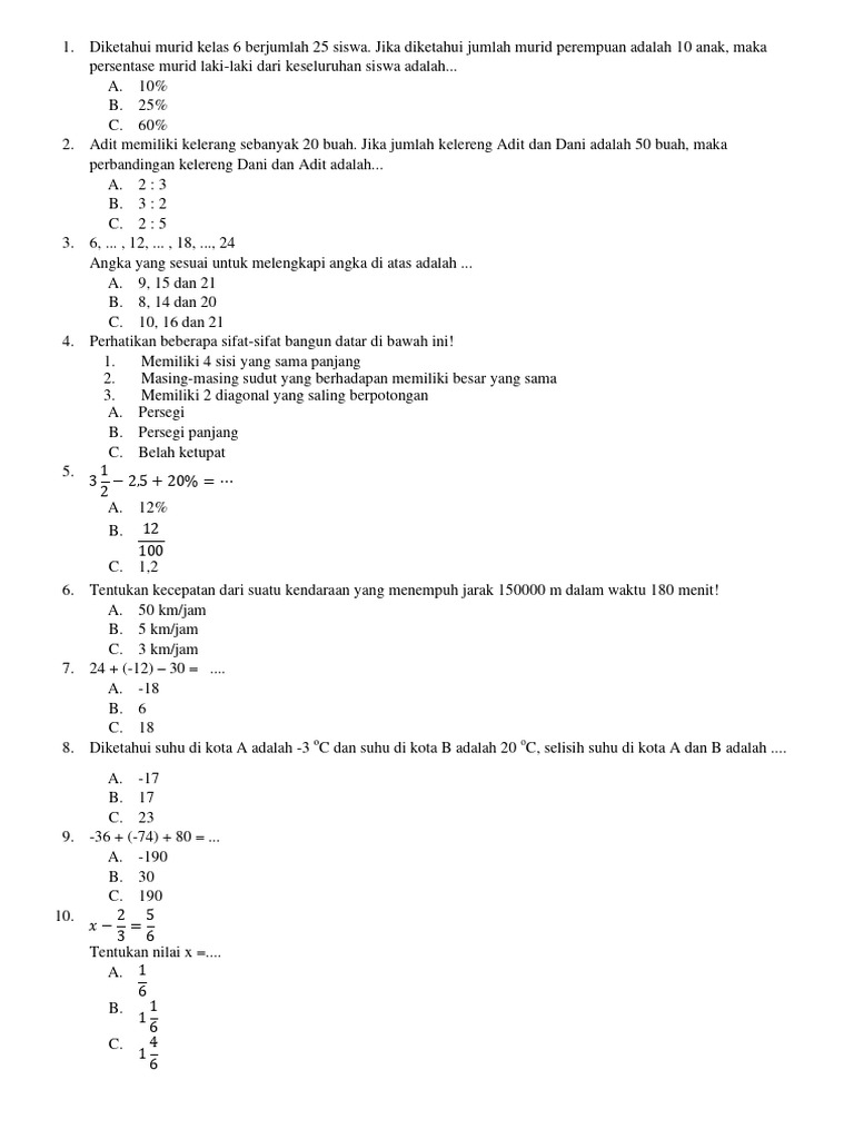 MTK Fai Dan Danis | PDF | Metode & Bahan Ajar