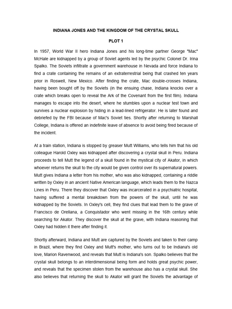 Indiana Jones: Crystal Skull Download Guide | PDF