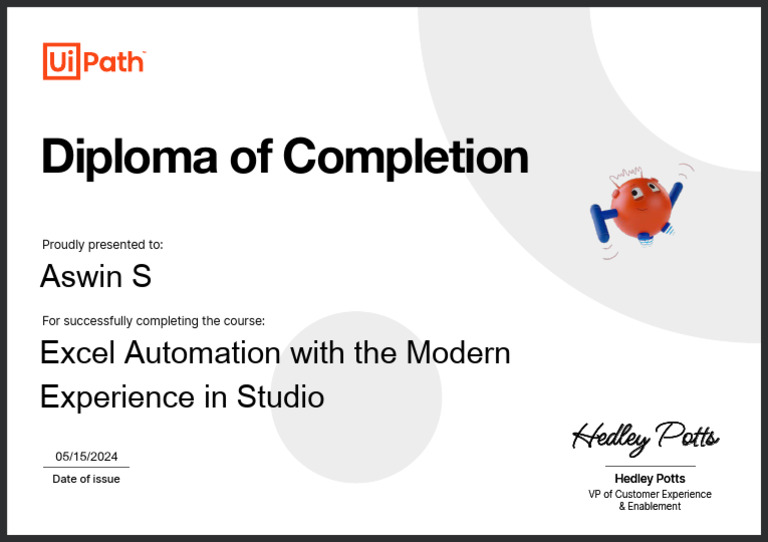 LearningPath Certificate 05152024062050450 | PDF | Career & Growth | Computers