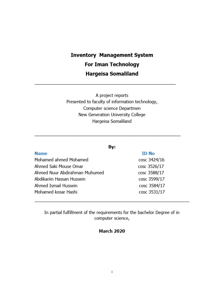 Student Inventory System Report | PDF | Databases | Conceptual Model