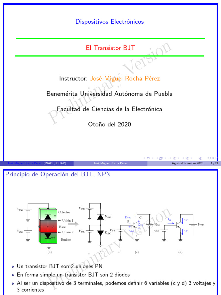 Transistor BJT DC CR | PDF | Transistor de unión bipolar | Electricidad