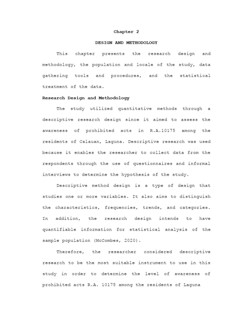 Finalchapter 2 | Download Free PDF | Sampling (Statistics) | Survey Methodology