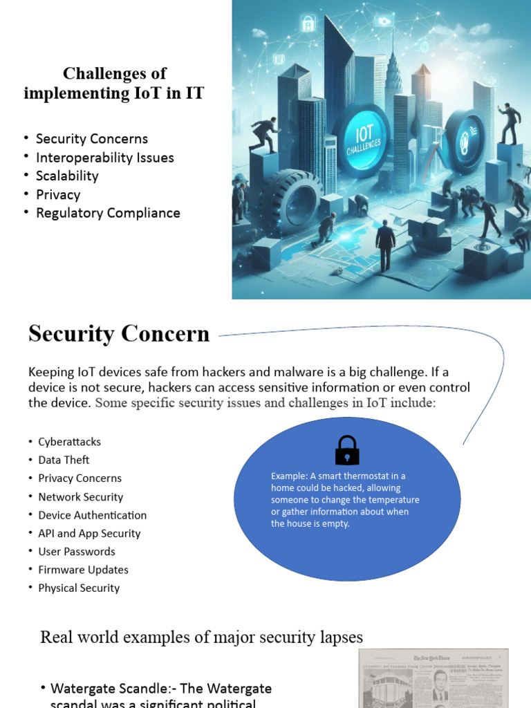 Challenges of Emerging IoT in IT | PDF | Internet Of Things | Security