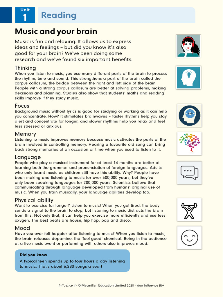 L4 B1PLUS Accessible Reading Worksheets U1 | PDF