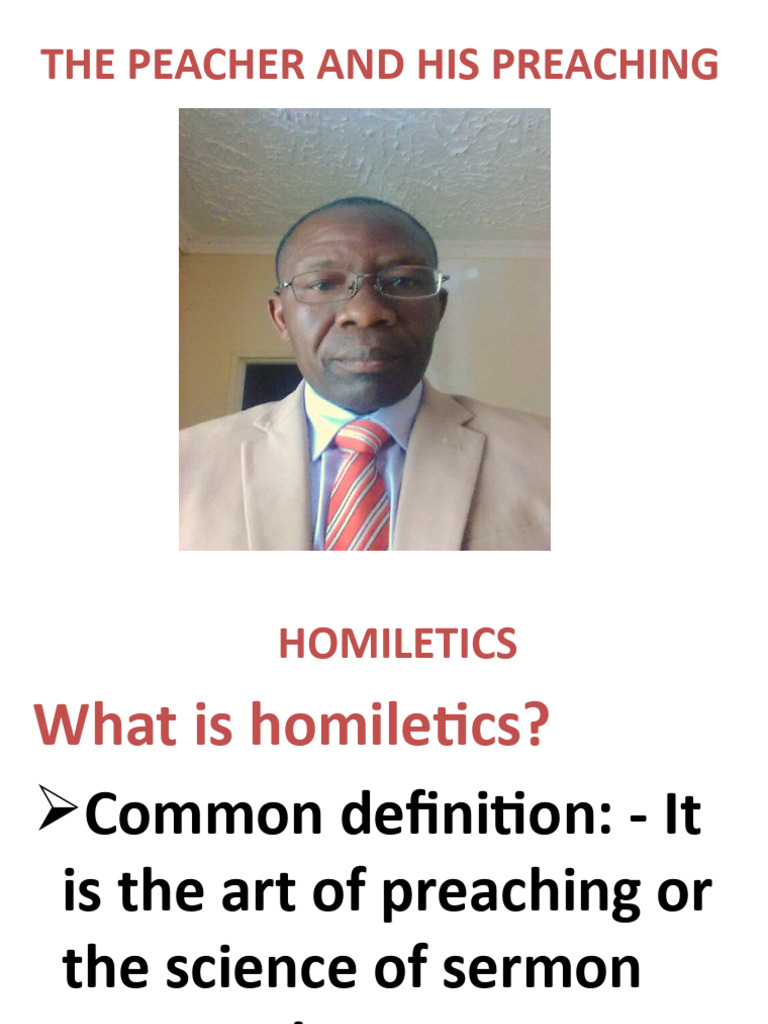 Understanding Homiletics in Preaching | PDF | Sermon | Homiletics