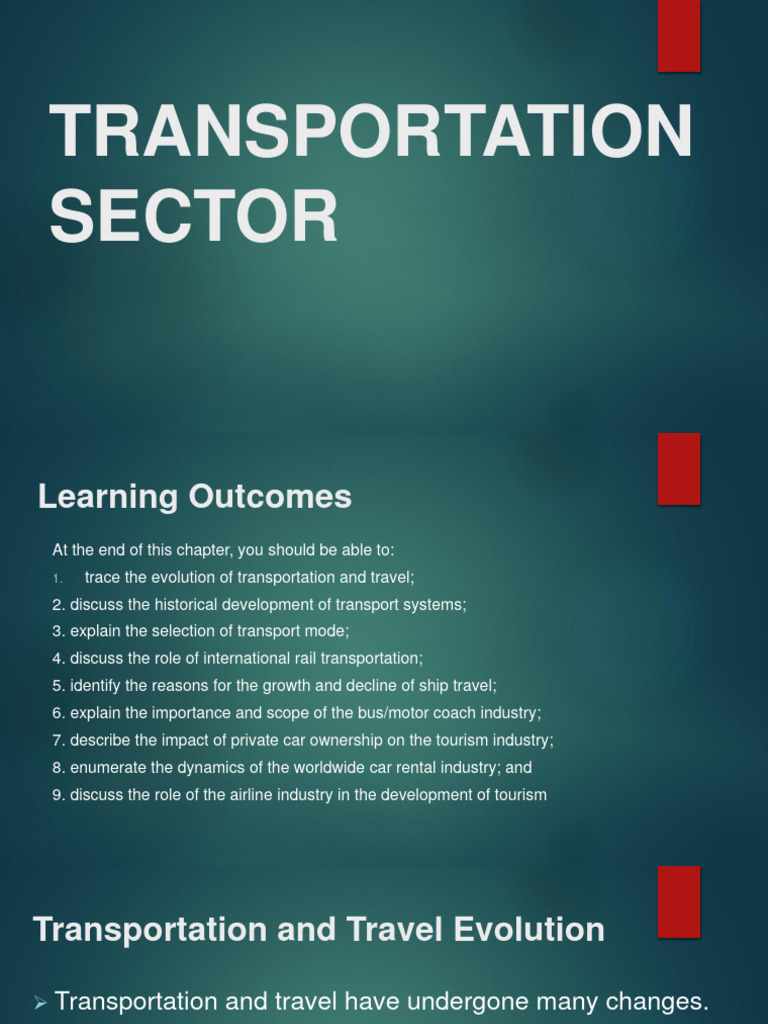 Transportation Sector | PDF | Cruise Ship | Airlines