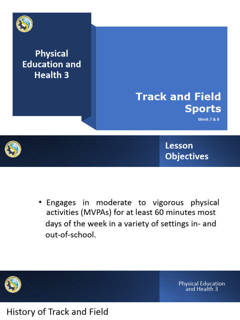 Week 7 - 8 Presentation | PDF | Track And Field | Individual Sports