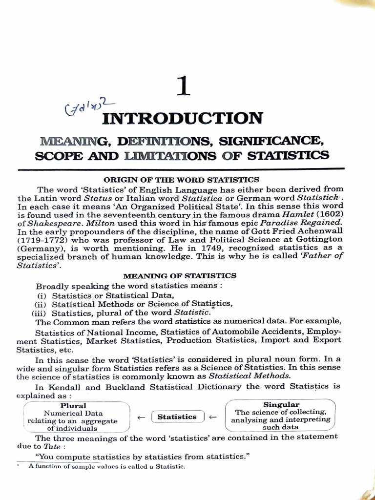 Statistics Intro | PDF | Statistics | Statistical Inference