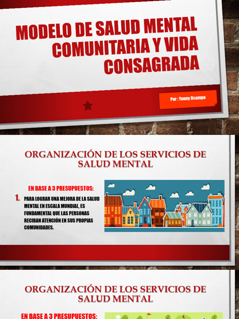 Modelo de Salud Mental Comunitaria y Vida Consagrada | PDF