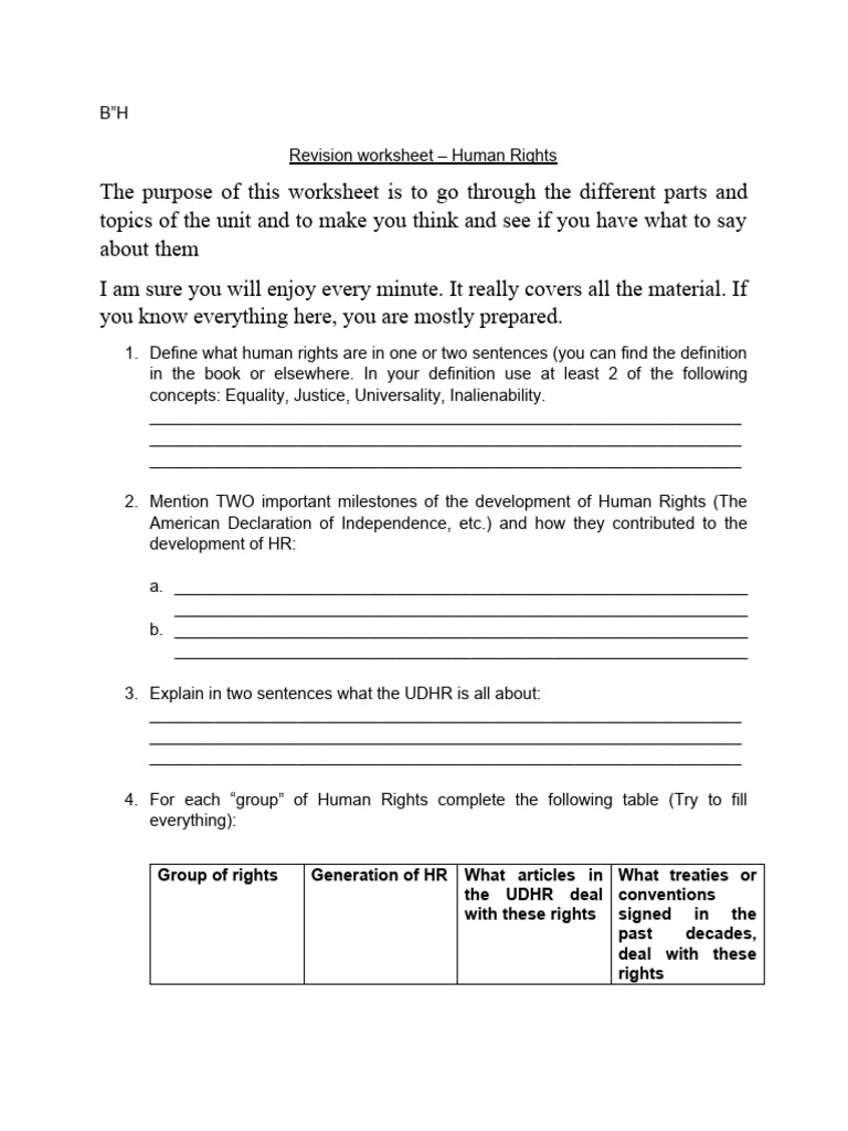 Human Rights Unit Summary | PDF | Human Rights | International Criminal ...