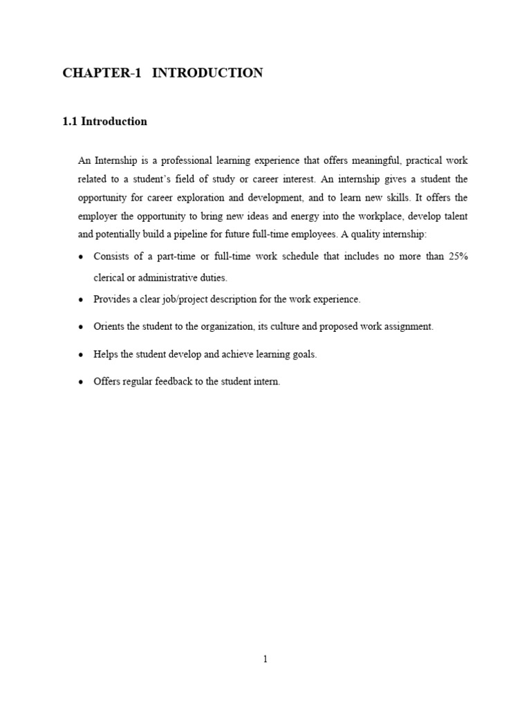 An Internship Report Example | PDF | Computer Network | Data Transmission