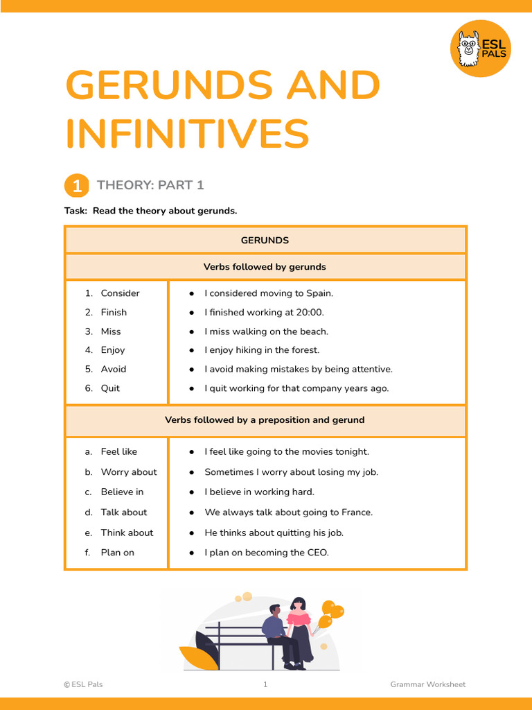 (TV) Gerunds and Infinitives | PDF | Verb