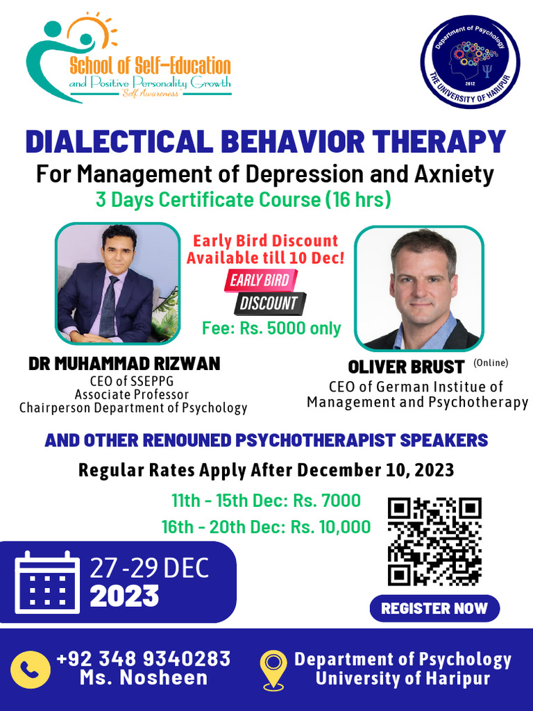 Dialectical Behavioural Therapy Cheat Sheet | PDF | Self-Improvement