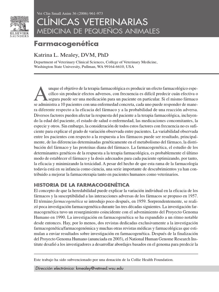 Far Maco Cine Tica | PDF | Farmacogenómica | Gene