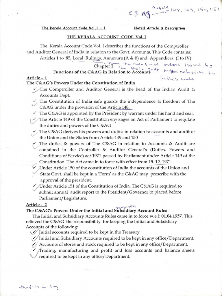 Introduction To Indian Govt Account Audit | PDF