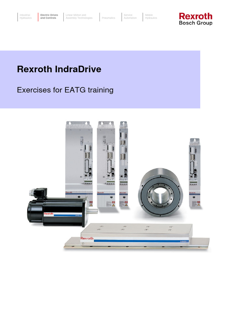 EATG Exercises IndraDrive en | PDF | Booting | Menu (Computing)