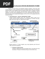 2 - Bagian-Bagian Dan Tampilan Microsoft Word Beserta Fungsinya | PDF
