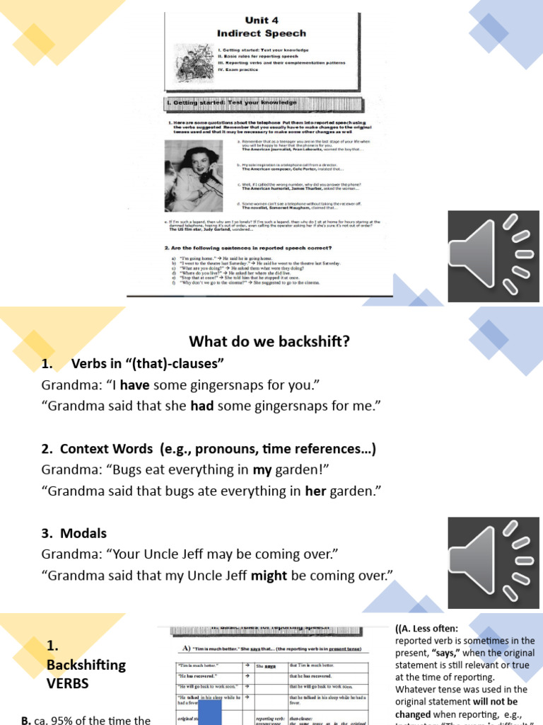 G1 Unit 4 - Questions, 8 Patterns | PDF | Verb | Syntactic Relationships