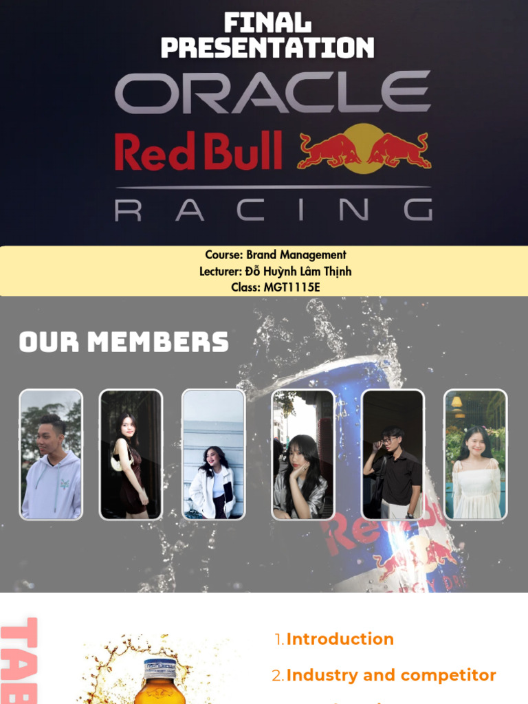 Group 3 - A06E - Red Bull - Final | PDF | Brand | Sugar Substitute