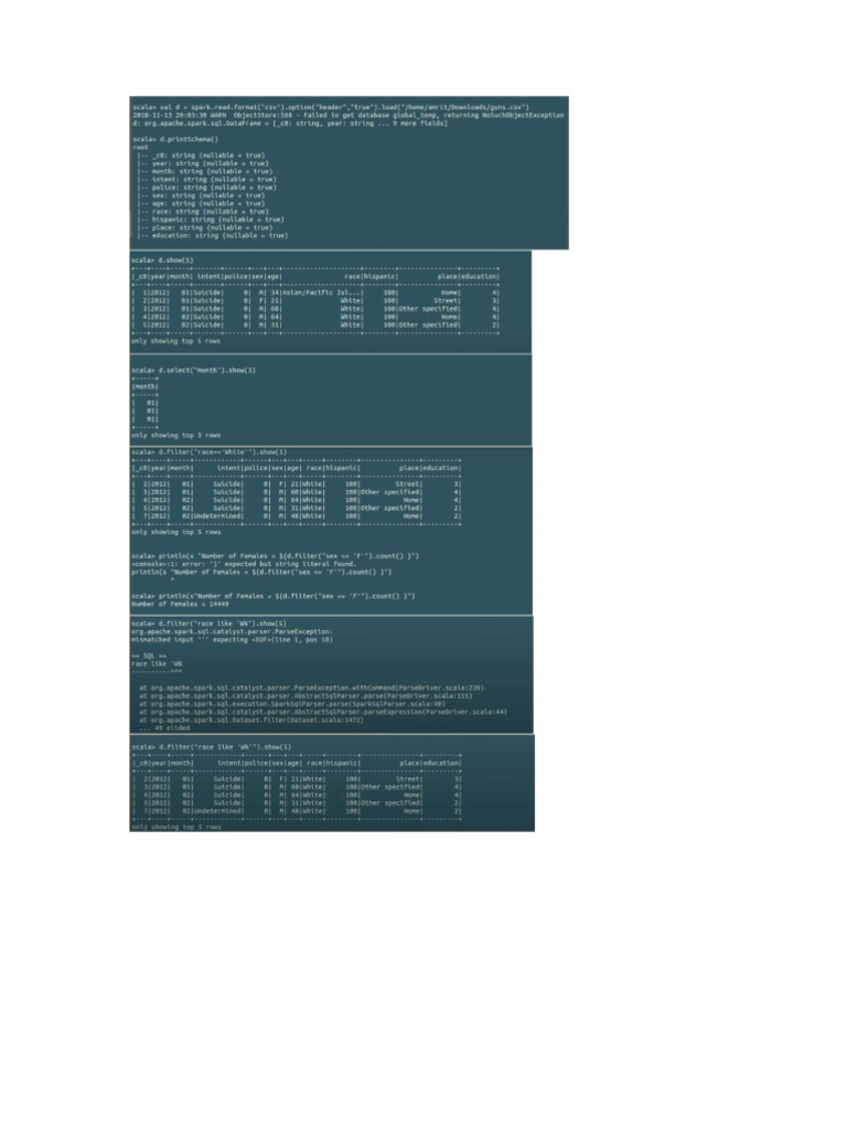 Dataframes Operations | PDF