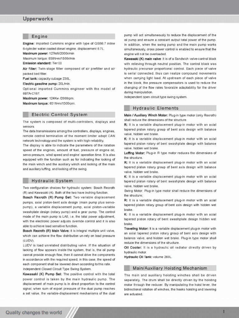 SCC500 Crawler Crane | PDF