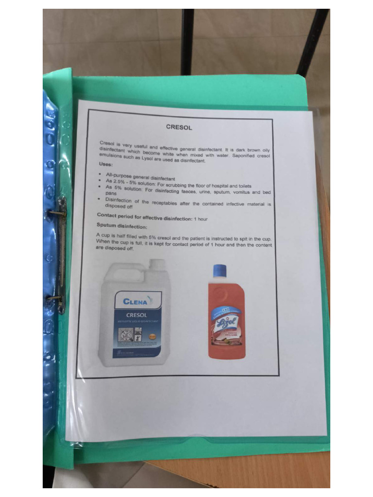 Disinfectant Pdf