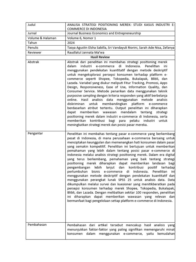 Materi 9 - Analisis Industri | PDF