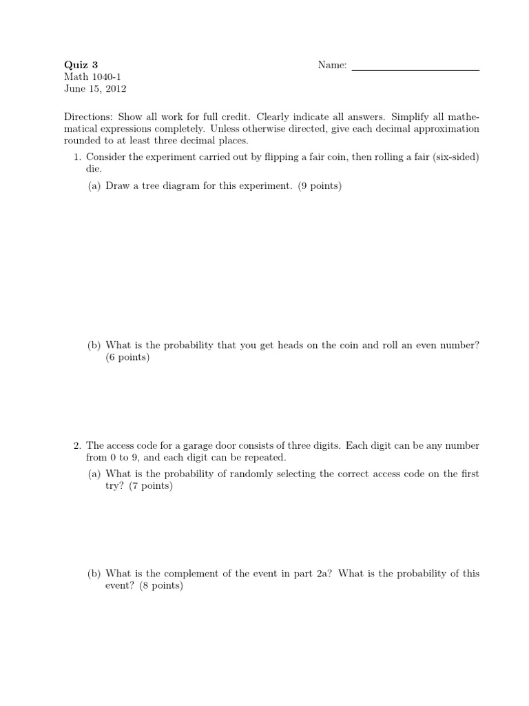 Quiz 3 | PDF | Games & Activities | Teaching Methods & Materials