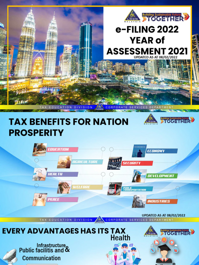 Slide e Filing e BE Form 2021 YA 2021 ENG | PDF | Taxes | Password