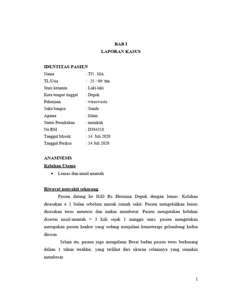 Laporanca Recti DR Euis | PDF