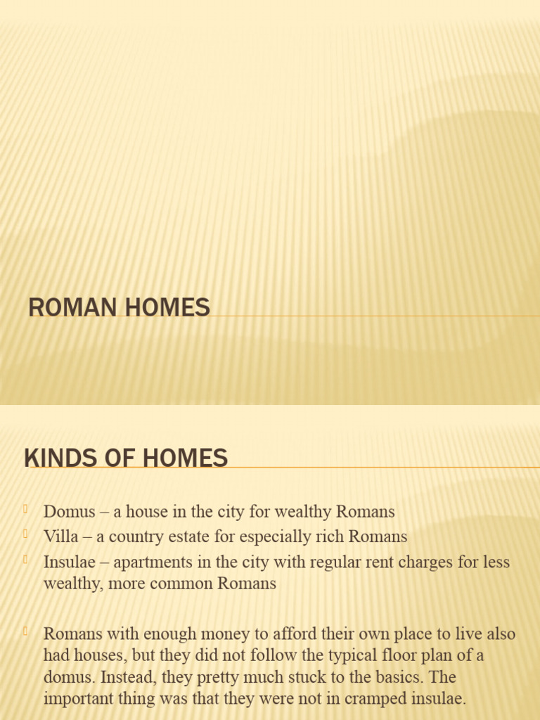 roman home | PDF
