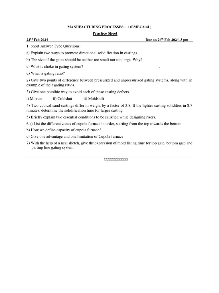 Practice Sheet | PDF | Technology & Engineering