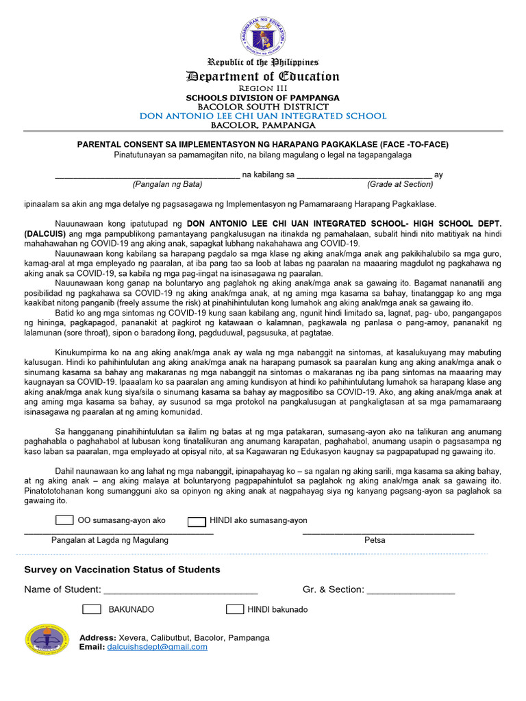 Consent Dalcuis | PDF