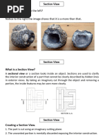 Section Views Tutorial in AutoCAD With Video | PDF | Drawing | Auto Cad