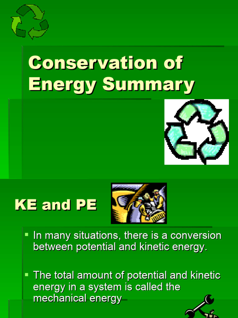 Conservation of Energy | PDF | Potential Energy | Kinetic Energy