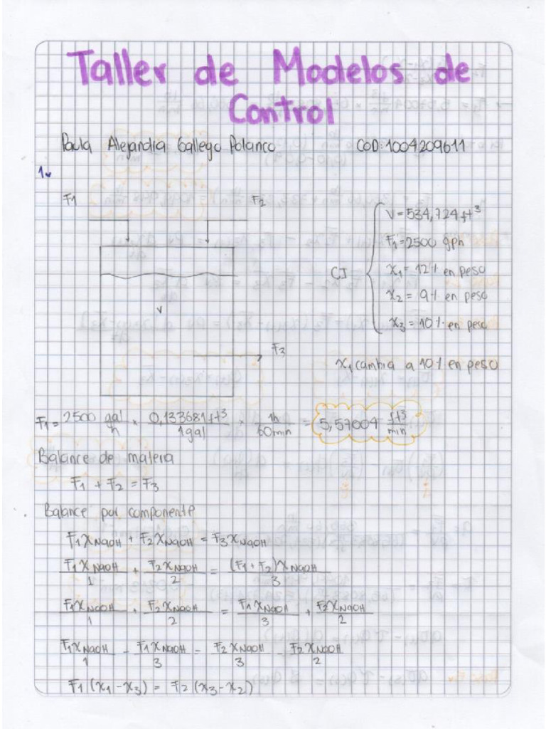 Taller Parcial 2 Modelos de Control | PDF