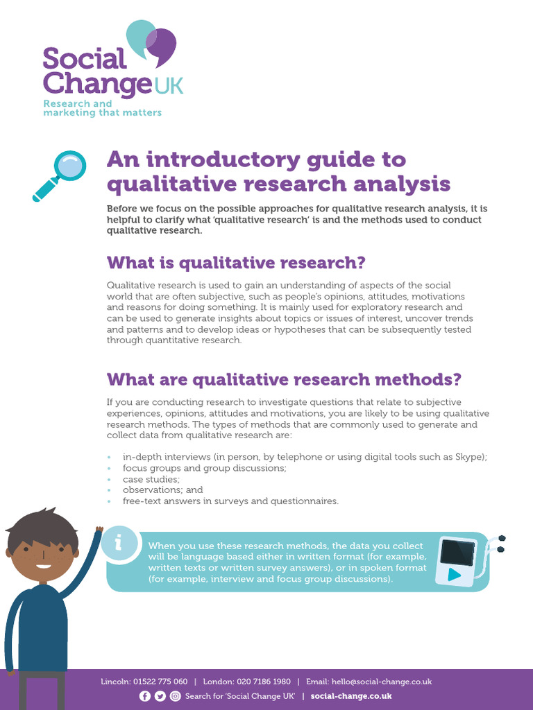 Knowledge Hub - Qualitative Research Analysis | PDF | Qualitative ...