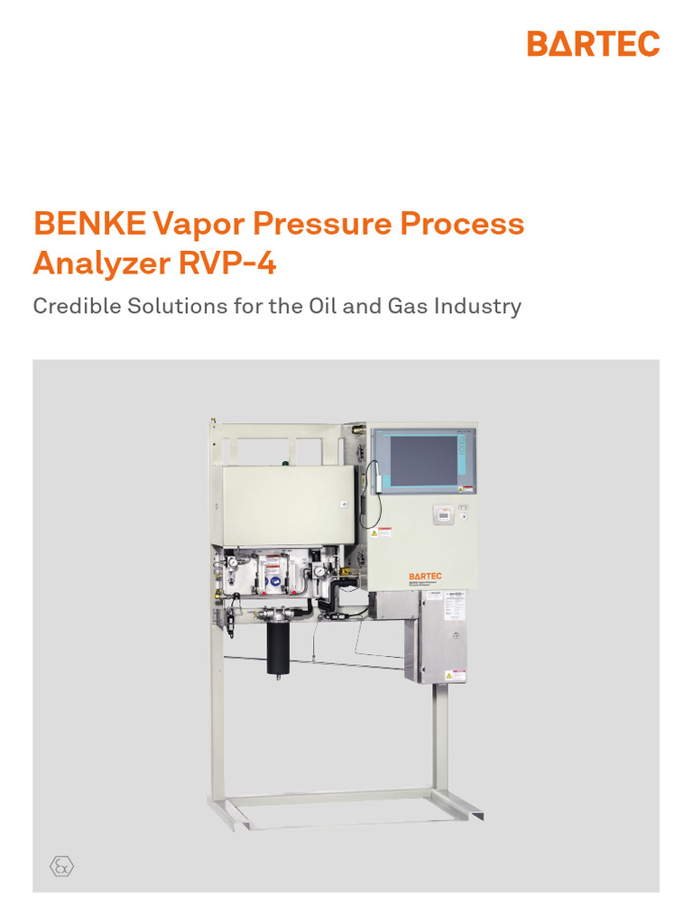 BENKE Vapor Pressure Process Analyzer RVP-4 | Download Free PDF ...