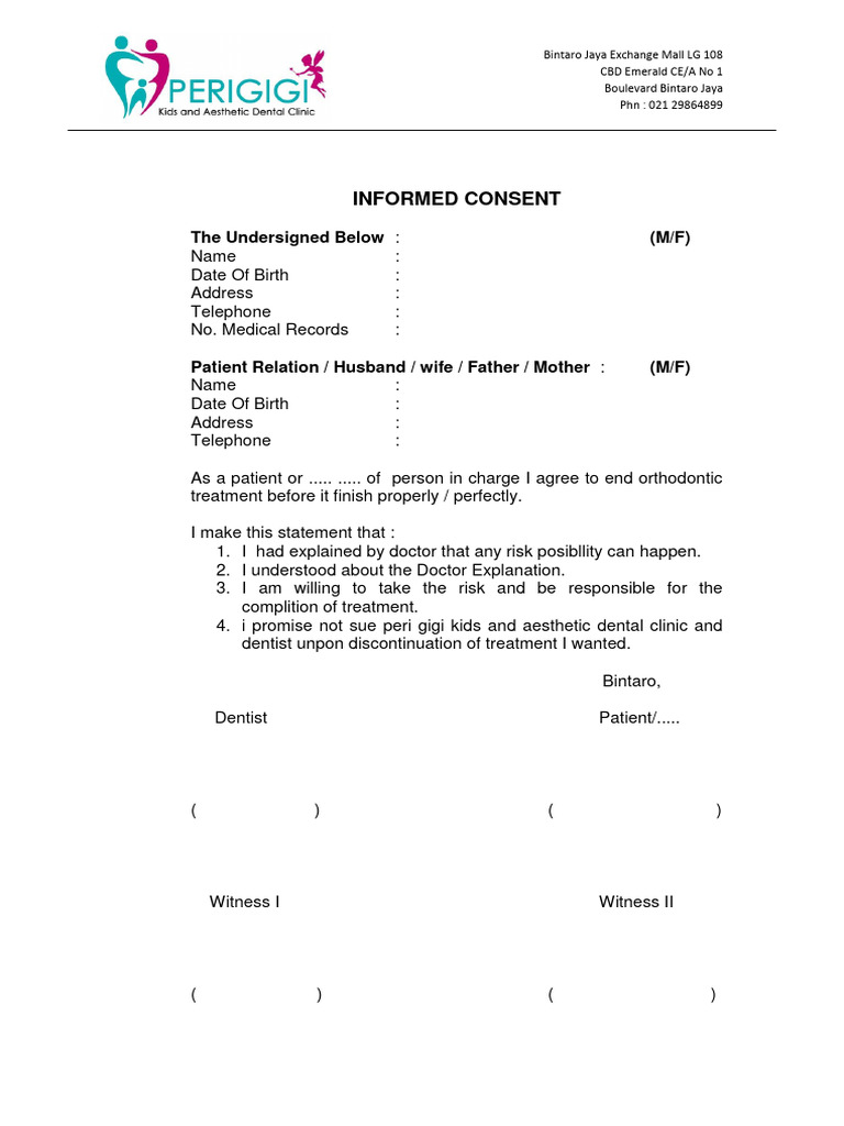 Informed Consent | PDF