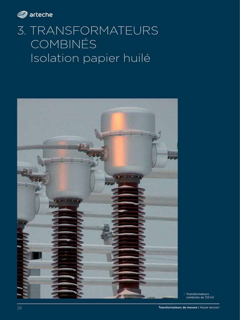 Transformateurs combinés haute tension | PDF | Transformateur ...